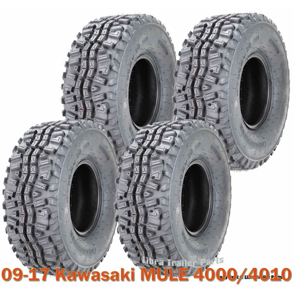 09-17 Kawasaki MULE 4000/4010 Full Set 4 UTV ATV Tires 23x11-10 6PR ...