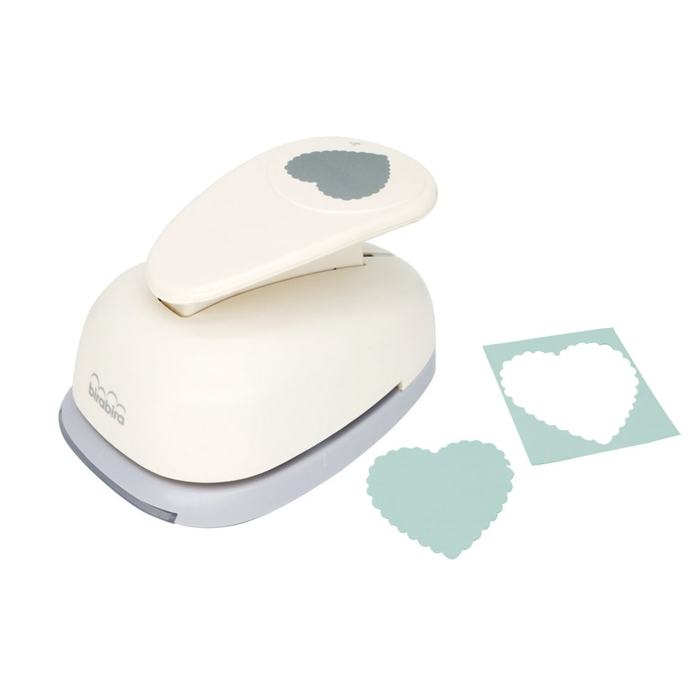 Bira Craft 3 inch Scalloped Heart Lever Action Craft Punch, Valentine’s ...
