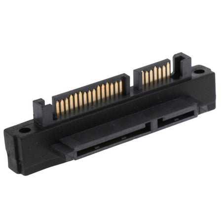 90 Degree SAS Female to SATA Male 22Pin Extension Adapter Card ...