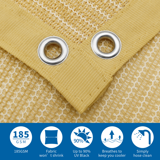 90% Shade Fabric Sun Shade Cloth with Grommets GN08 for Pergola ...