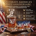 250th Anniversary Whiskey Glass Bottle Decanter Liquor Father Gifts ...