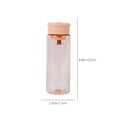 800ml Heat Resistants Water Bottle, Plastic Travel Mug with Plastic Tea ...