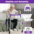 Whlicks Narrow Folding Walkers for Seniors,Aluminum Lightweight Walkers ...