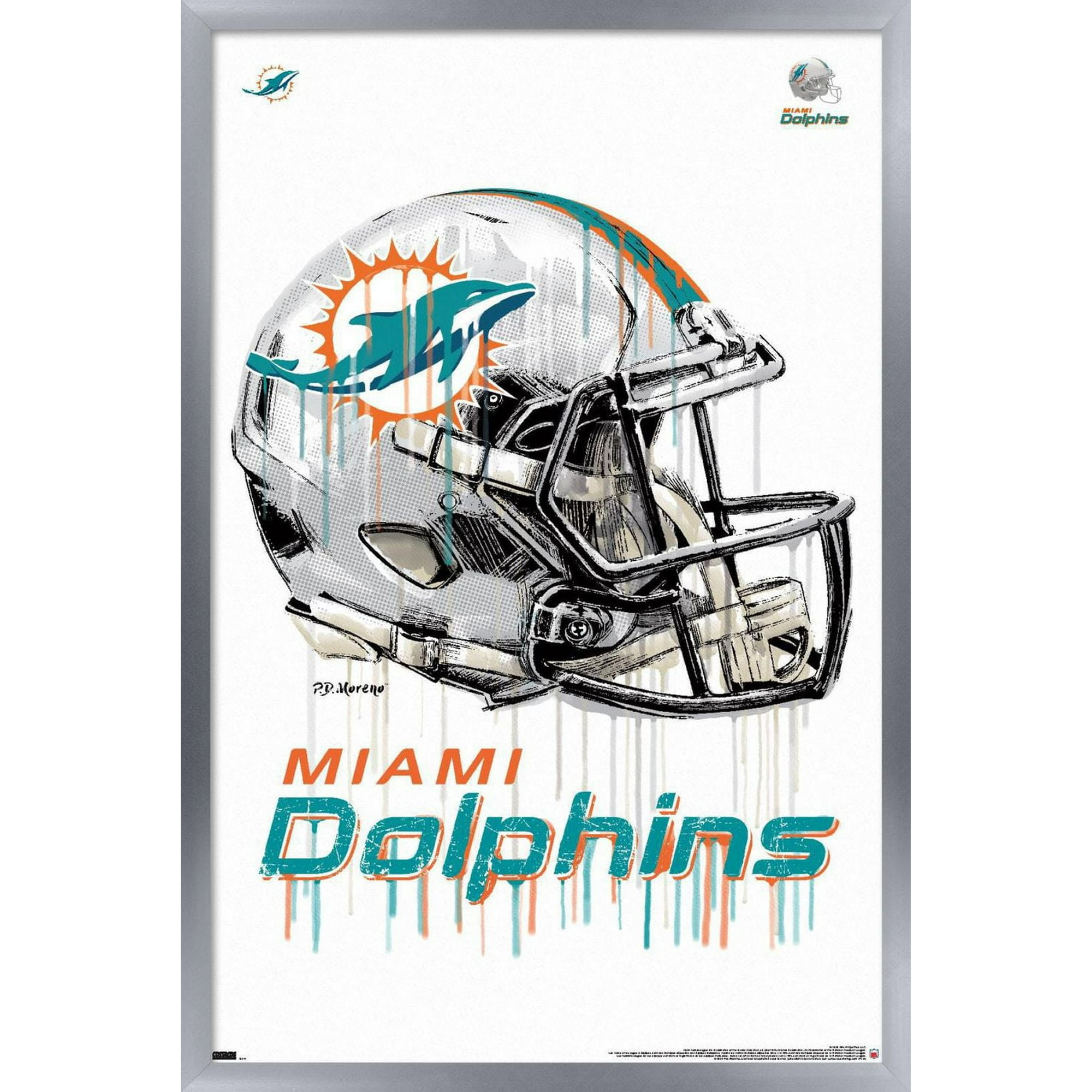 Click here for Trends International Nfl Miami Dolphins - Drip Hel... prices