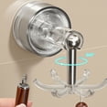 6 Rotating Suction Hook Wall Mounted Kitchen Organizers Smooth Hook for ...