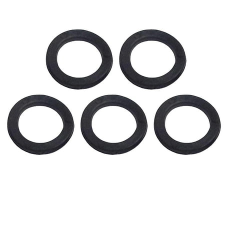 2.5cm Rubber Washers 5 Pack Fasteners Weight Clips Workout for Barbell ...