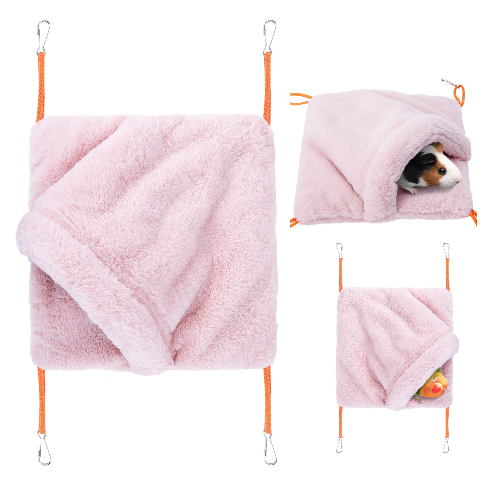 Hanging Hammock Bed for Mouse, Chinchilla, Rat, Sugar Glider, Gerbil ...