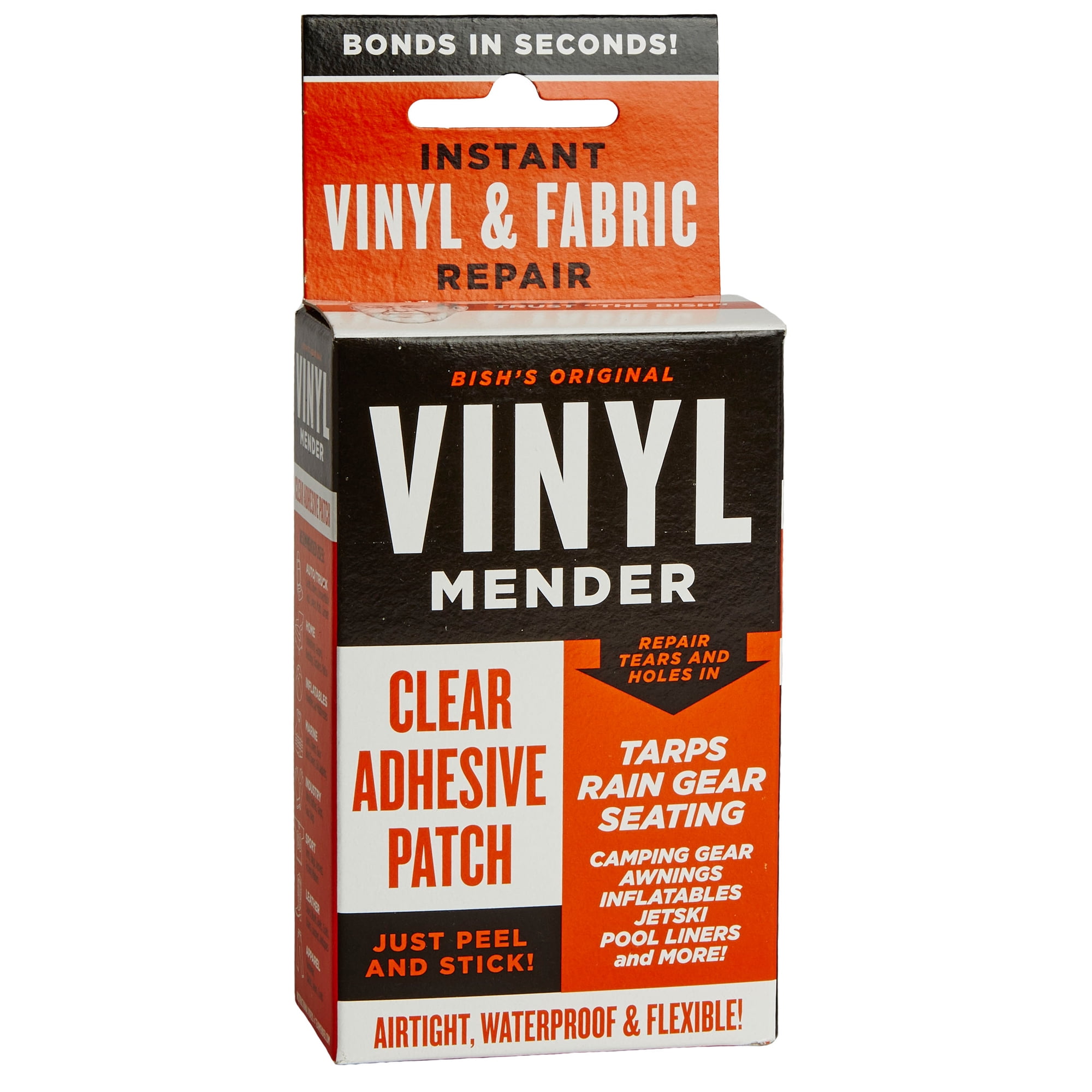Bish's Original Vinyl Mender with Clear Adhesive Patches - Walmart.com