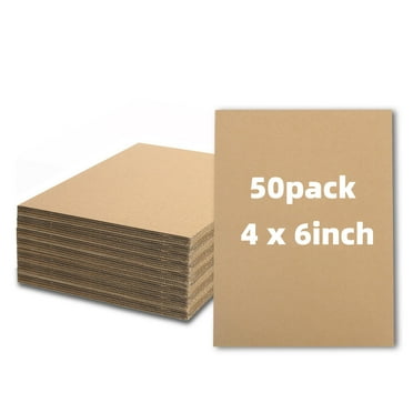 ZEONHAK 50 Pack 12 x 12 Inch Corrugated Cardboard Sheets, Flat ...