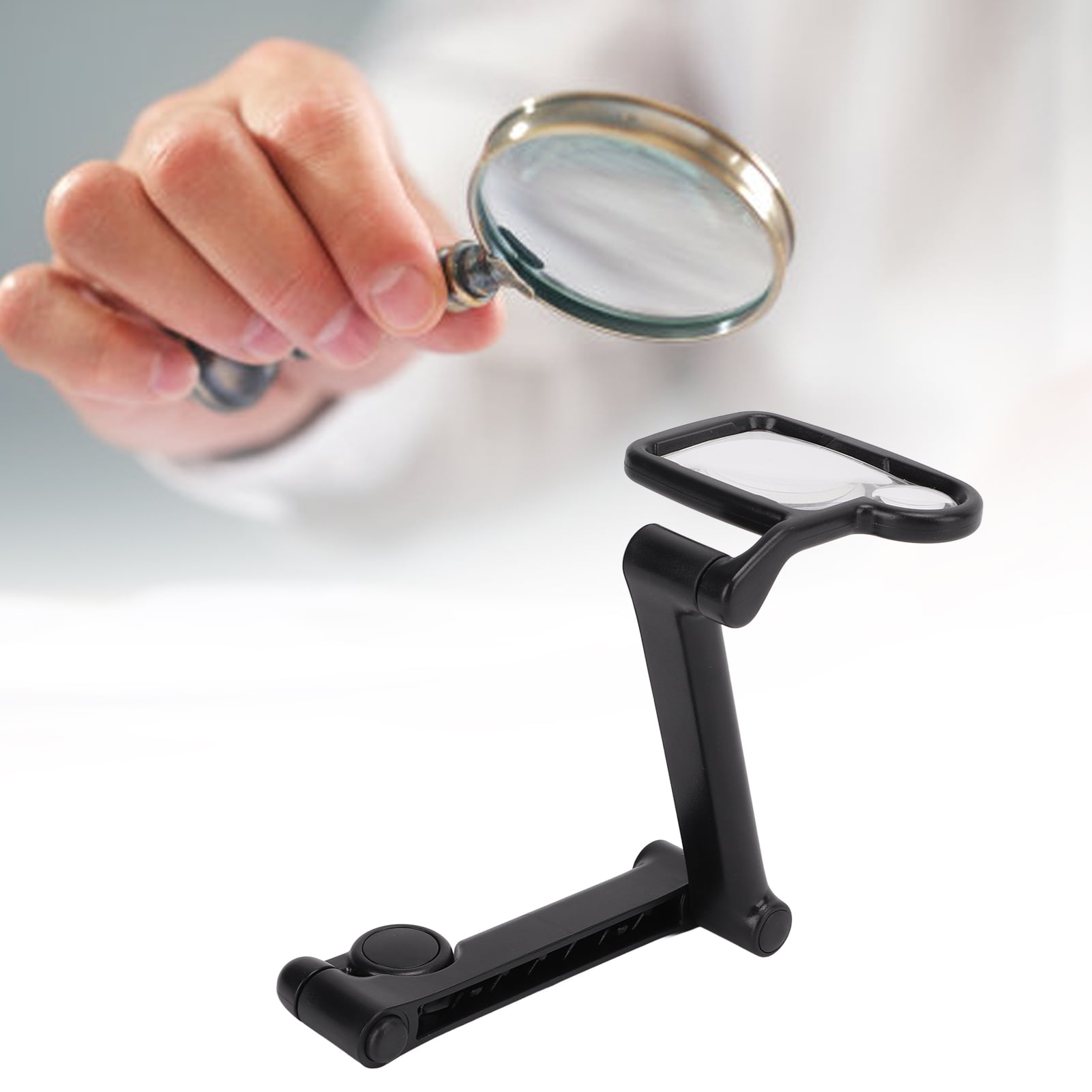 FAGINEY TH‑5002 A Folding Magnifier Suction Cup Adsorption Magnifier ...
