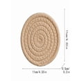 8 pcs Cotton Woven Coasters for Drinks, Absorbent Coasters Set with ...
