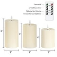 Mavandes Remote Flameless Flickering Candles with Candle Grease Effect ...