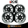 XXR 002.5 Aluminum 15" Wheel Rim 15x8 inch 4 Lug Black/ML - Walmart.com