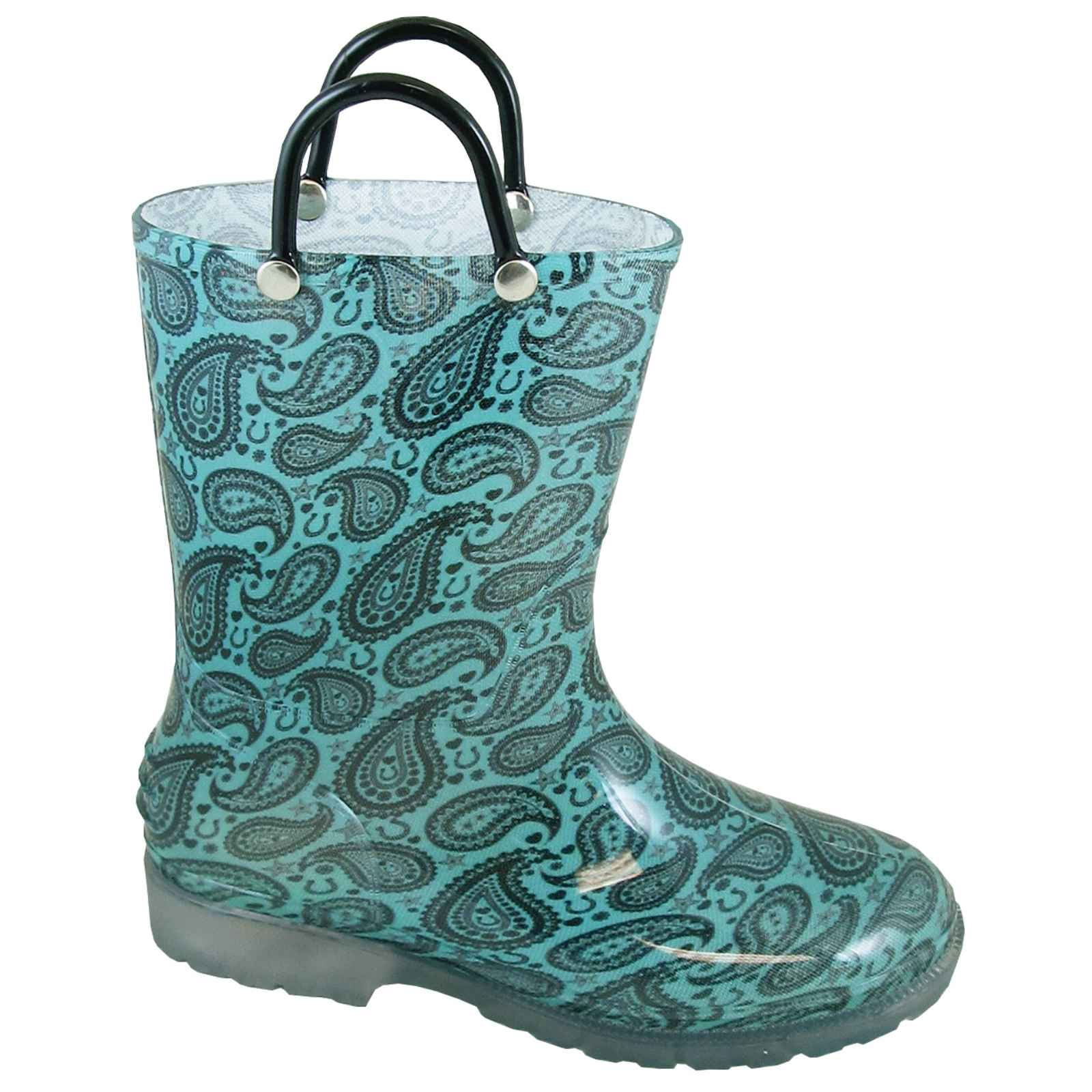 smoky mountain toddlers' lightning rubber round toe rain waterproof ...