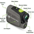 Vortex Blade-Slope Golf Laser Rangefinder PinSpotter Mode/Tournament ...