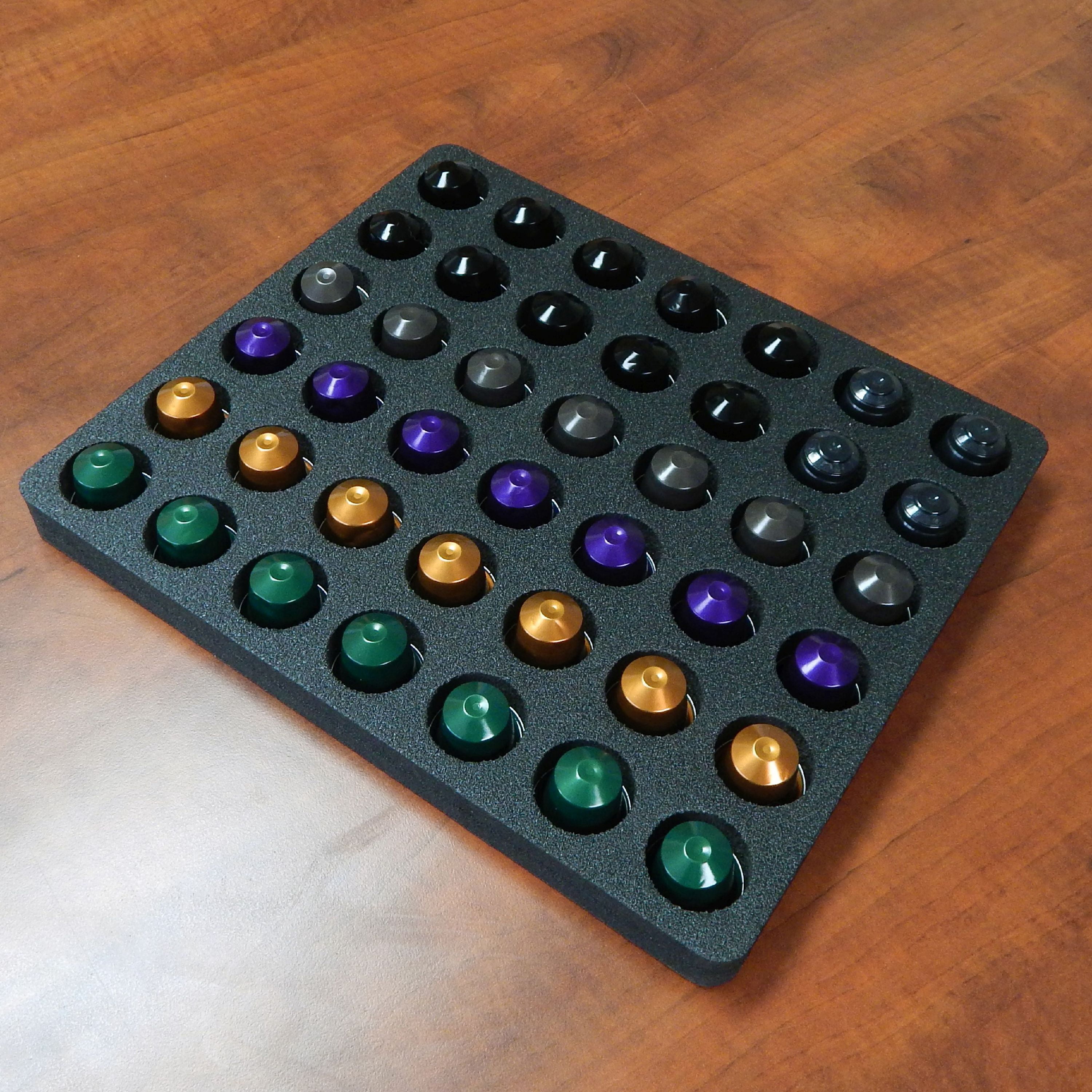 Polar Whale Espresso Capsule Storage Organizer Slim Tray Drawer Insert ...