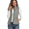 Art3d Women's Lightweight Padded Vest, Quilted Gilet with Zip Pockets ...