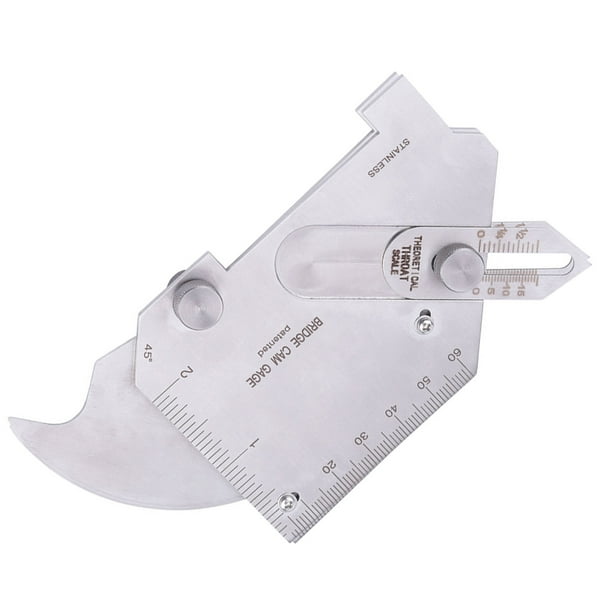 Bridge Cam Welding Gauge, Versatile for Welded Surfaces, Measure Angle ...