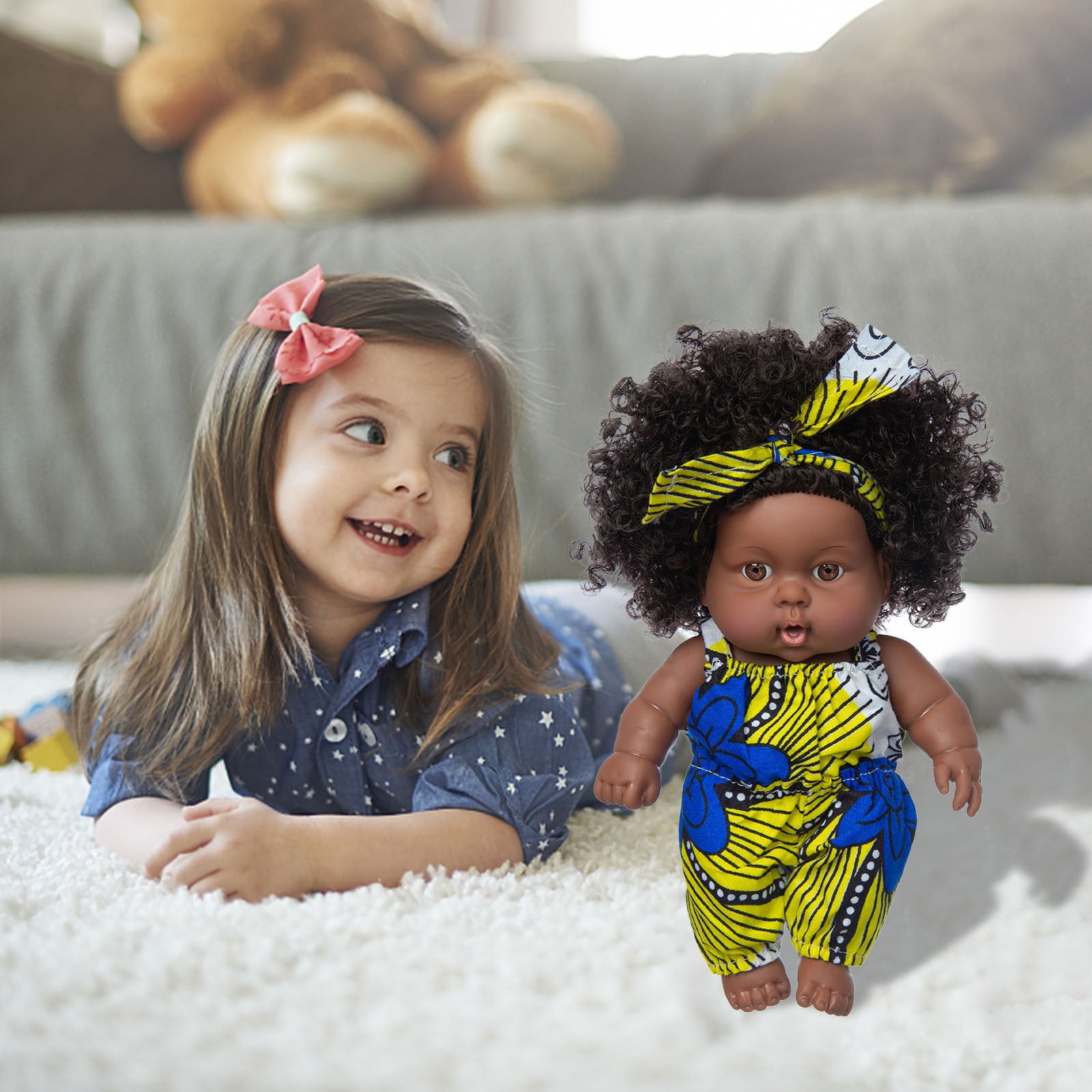 Cute black reborn dolls store