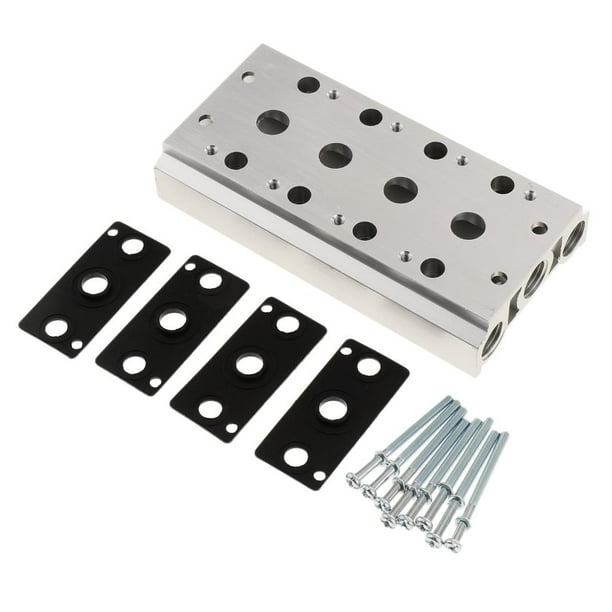 Solenoid Block Pneumatic Control Manifold Base Board 4F - Walmart.ca