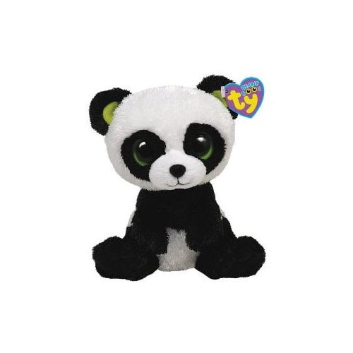 TY Beanie Boos - BAMBOO the Panda (Glitter Eyes) (Regular Size - 6 inch ...