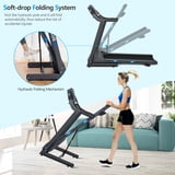 Goplus 2.25HP Folding Treadmill Electric Power; Home Fitness, Walking ...