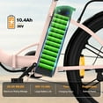 "COLORWAY BK37M 26"" Folding E-Bike, 500W, 36V/10.4AH, Adult City ...