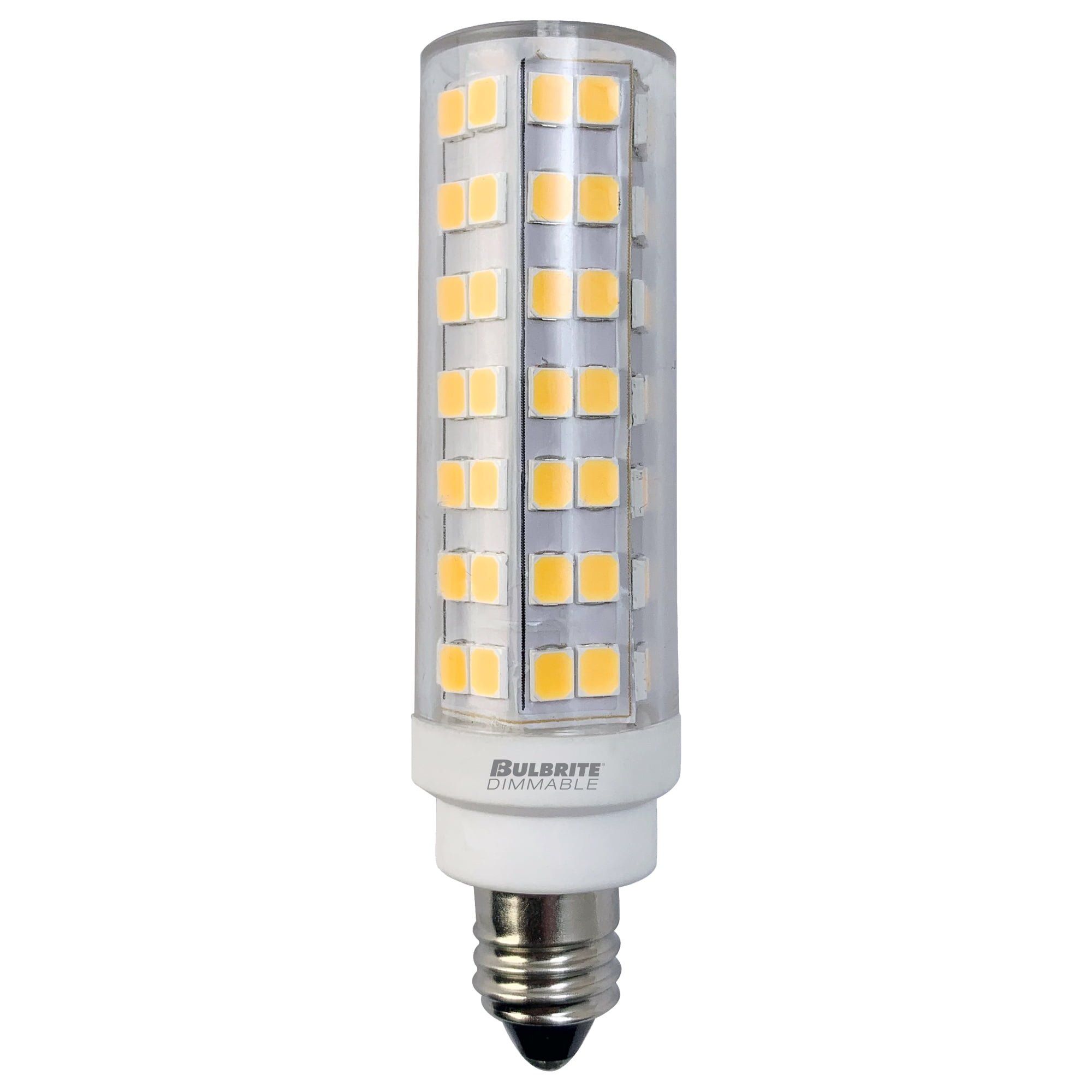 Bulbrite 6.5W LED E11 CLEAR 3000K DIMMABLE 120V - Walmart.com