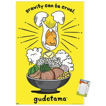 Gudetama - Grid Wall Poster, 22.375" x 34", Framed - Walmart.com