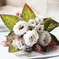 Cinvoph Artificial Flower Handheld Wedding Bouquet Realistic Floral for ...