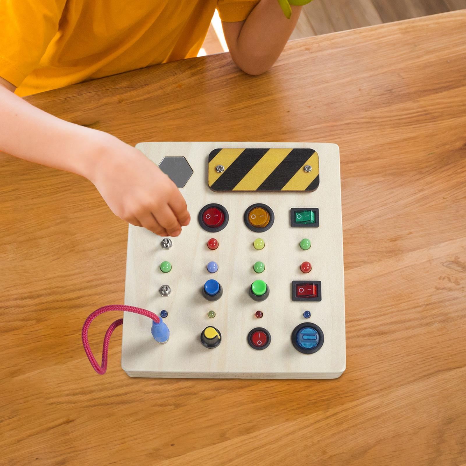 Click here for Runquan Busy Board Fine Motor Skills Travel Toy Fo... prices