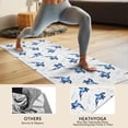 74x26 Inch Yoga Towel, Sweat Absorbent Non-Slip Mat for Hot Yoga ...
