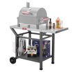 LUE BONA Foldable Outdoor Grill Cart with Rolling Wheels, Mobile BBQ ...