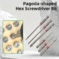 Deeceymbur Tower Shaped Hexagonal Socket Drive Head Steel Hand Drill ...