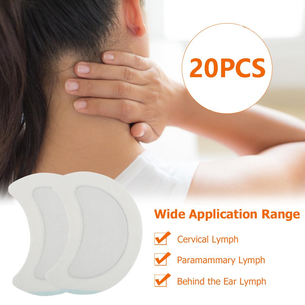 Lymph Care Patch, 20 Patches Neck Lymph Node Anti-Swelling Patch ...