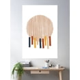 Abstract Organic Boho Shapes Design Poster Wall Art, Modern Wall Decor ...