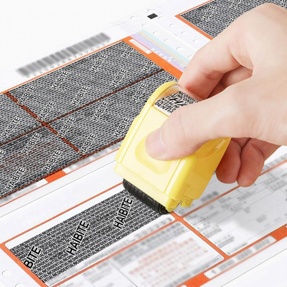 Kozart Protection Stamp Identity Roller Stamps Wide Kit, Including Designed for Secure ...