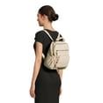 No Boundaries Women's Natalie Mini Backpack Beige Faux Leather ...