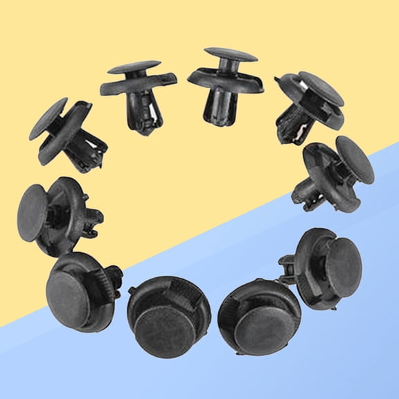 100 Pcs Fender Liner Fastener Rivet Push Clips Retainer 6 Size ...