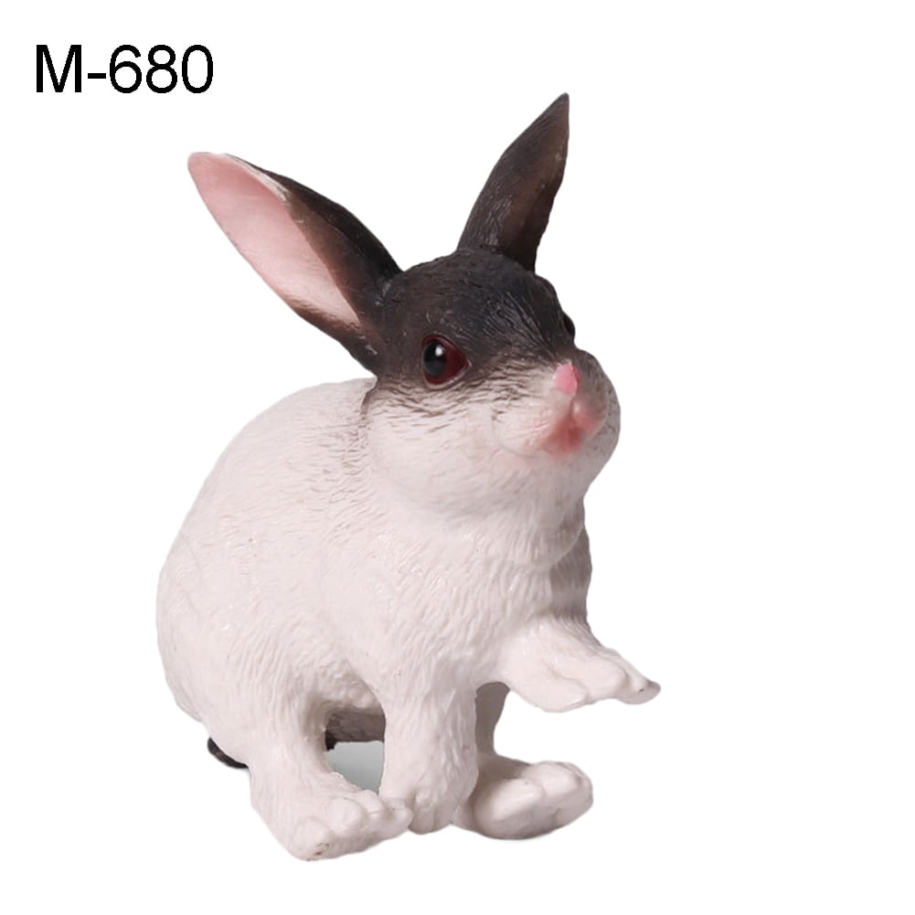 Rabbit Toy Figure, Rabbit Figure Toy Collection Playset, Cake Topper ...