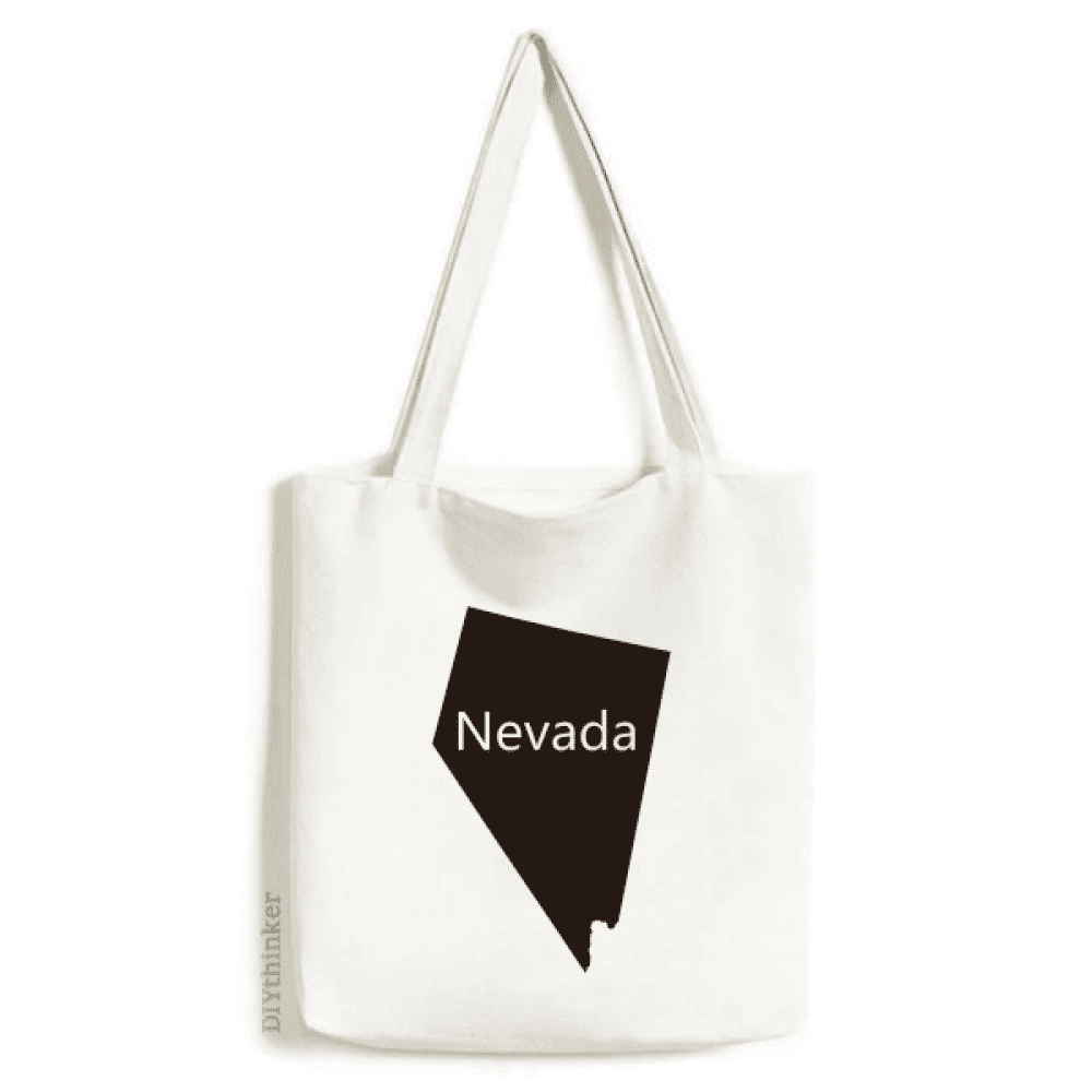 Nevada The United States Of America Map Tote Canvas Bag Shopping ...