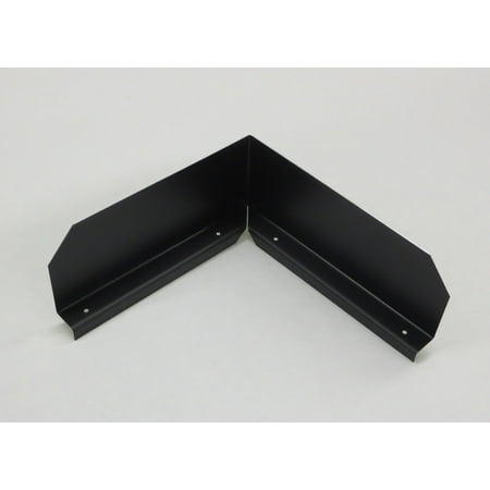 Bent (Inside Corner) Gutter Valley Splash Guards - 3 ct Black - Walmart.com