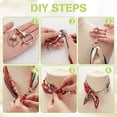 4 Pcs Silk Scarf Clasp Platinum Rose Gold Horsebit Scarf Ring Scarf ...