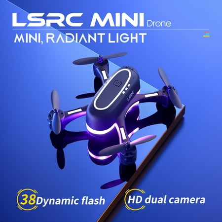 Mini Remote Control Drone LED Light RC Quadcopter High Mini Remote ...