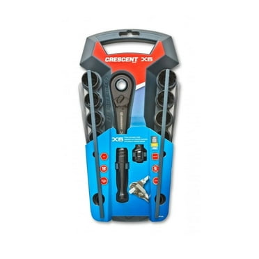 Crescent Assorted Sizes x 1/4 in. drive Metric and SAE 6 and 12 Point ...