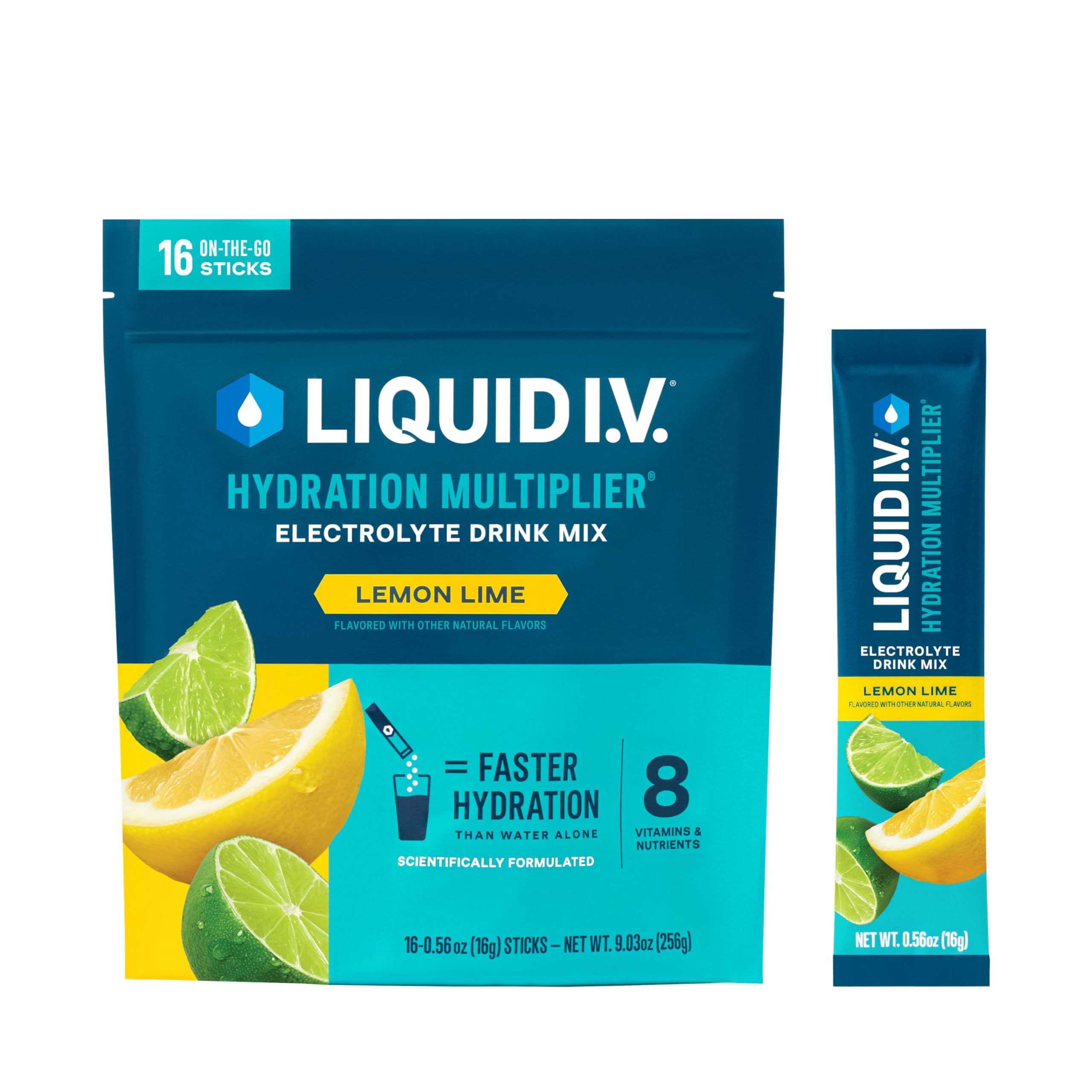 Liquid I.V.® Hydration Multiplier - Lemon Lime - Hydration Powder ...
