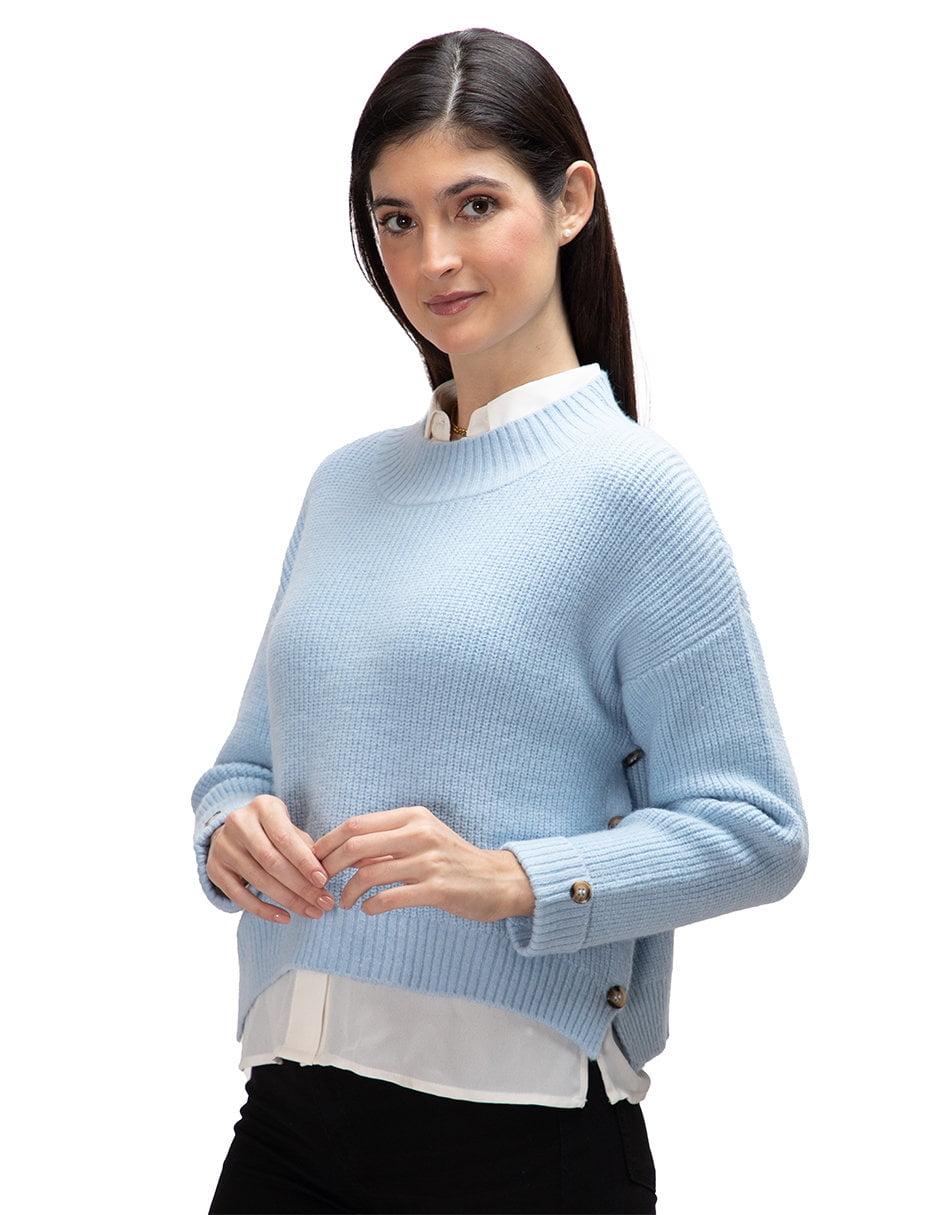 Suéter Cuello Mock Moderno De Dama Generra 125803 GENERRA 125803 | Bodega Aurrera en línea