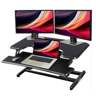 LOUKIN Dual Monitor Stand Riser for Desk, 17.32"*9.84" Large Computer ...