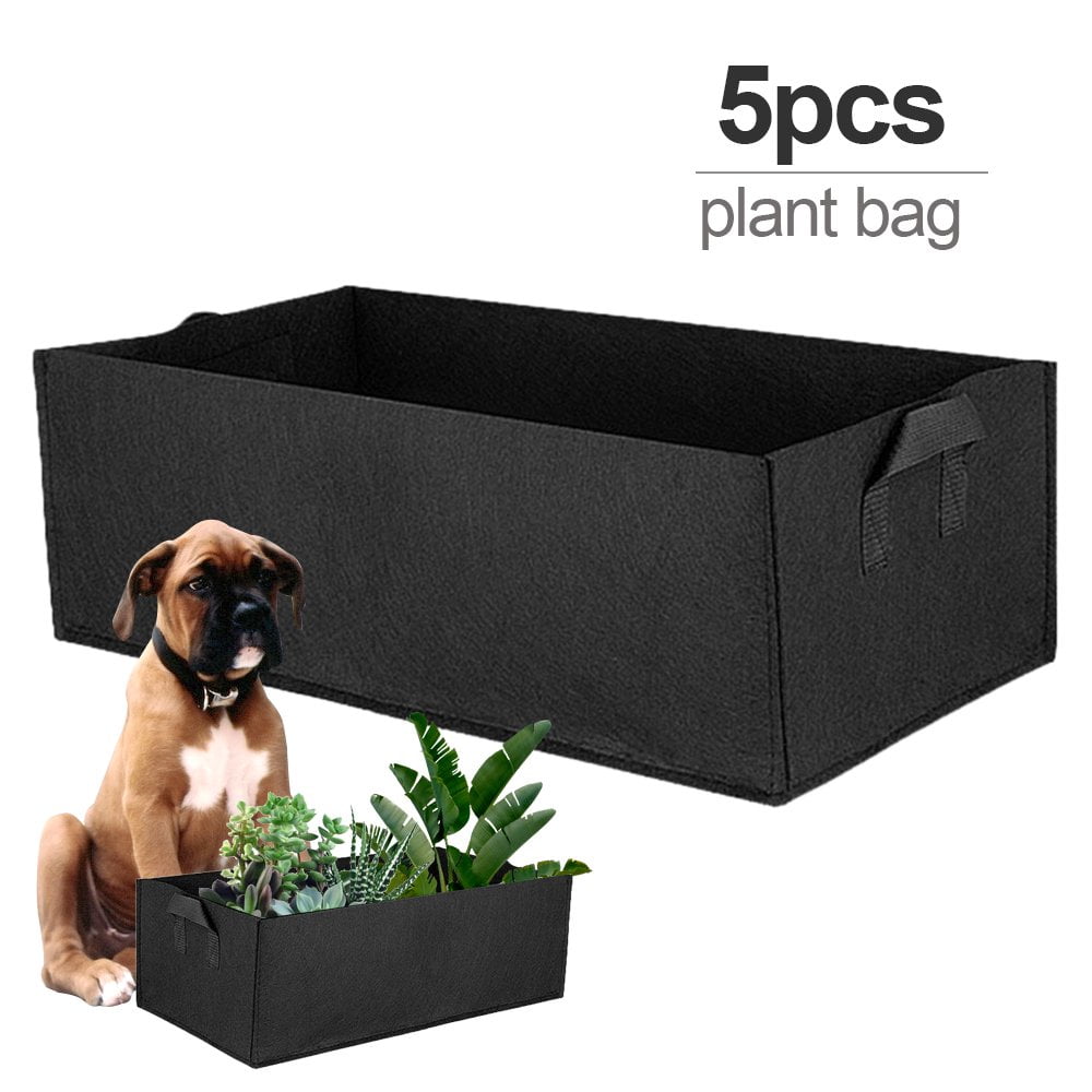 Rectangular/ Garden Plant Raised Bed Elevated Vegetable Growing Bag ...