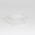 Inline Plastics Safe-T-Fresh Polyethylene Tamper Resistant Square Food ...